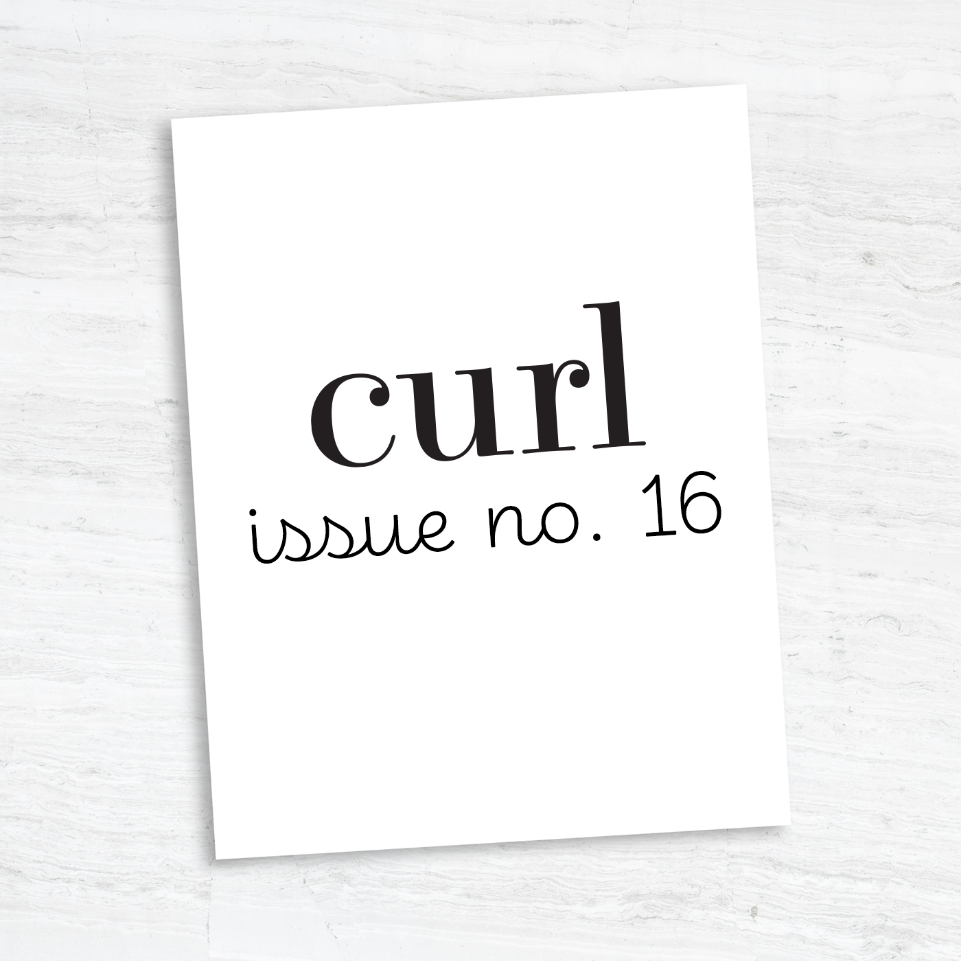 Issue No. 1 - Curl Magazine